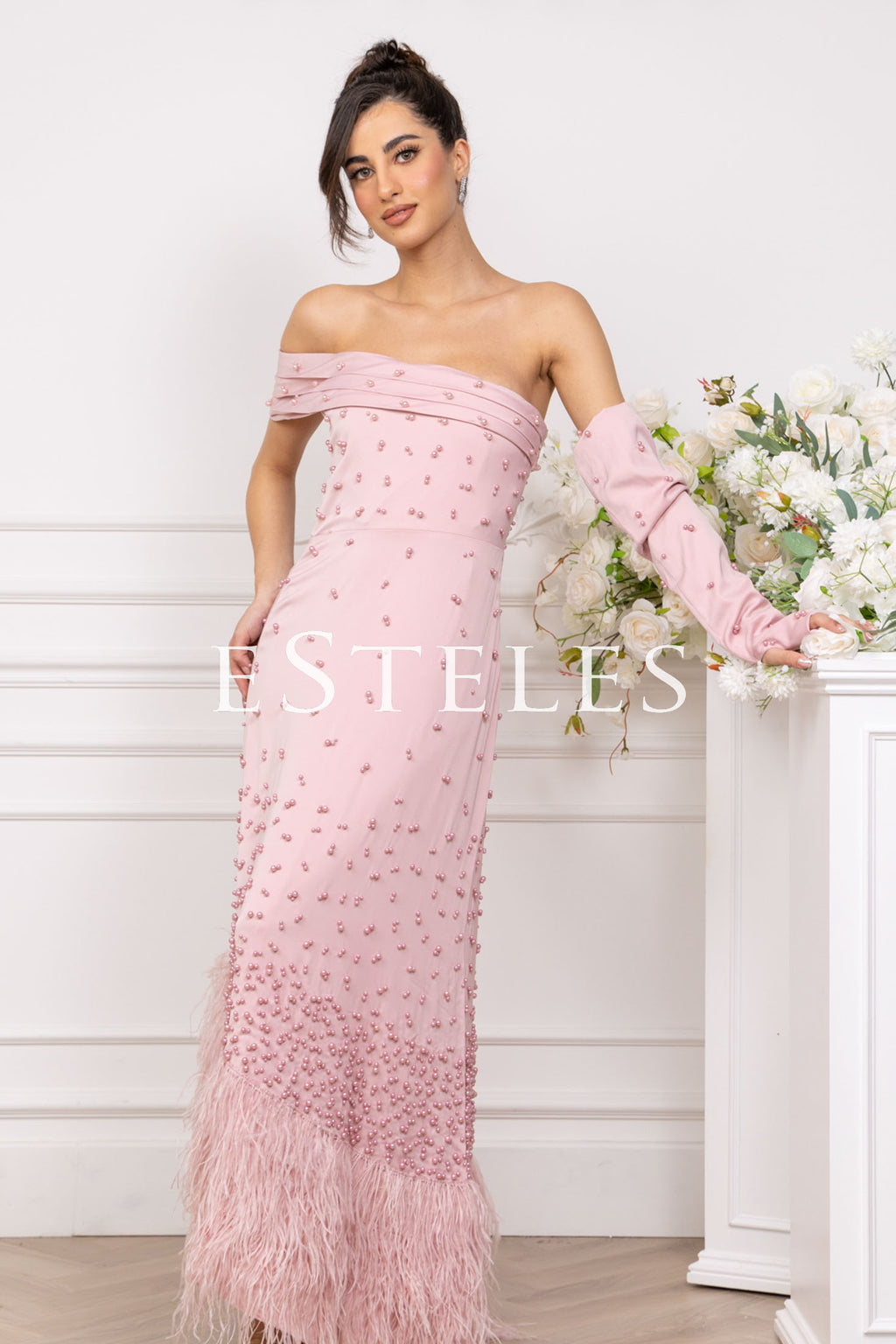 Sabrina Pink Dress by Esteles London - Order Online Today